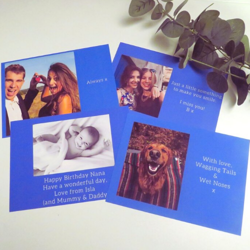 Personalised Photo Card • Where Bluebirds Fly | Build A Gift Box