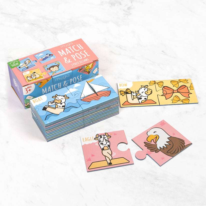 Children's Yoga Jigsaws- Match & Pose • Where Bluebirds Fly | Build A ...