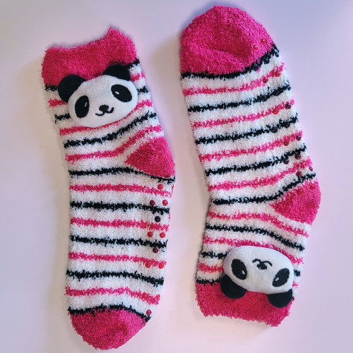 Panda Slipper Socks (Size 4-7) • Where Bluebirds Fly