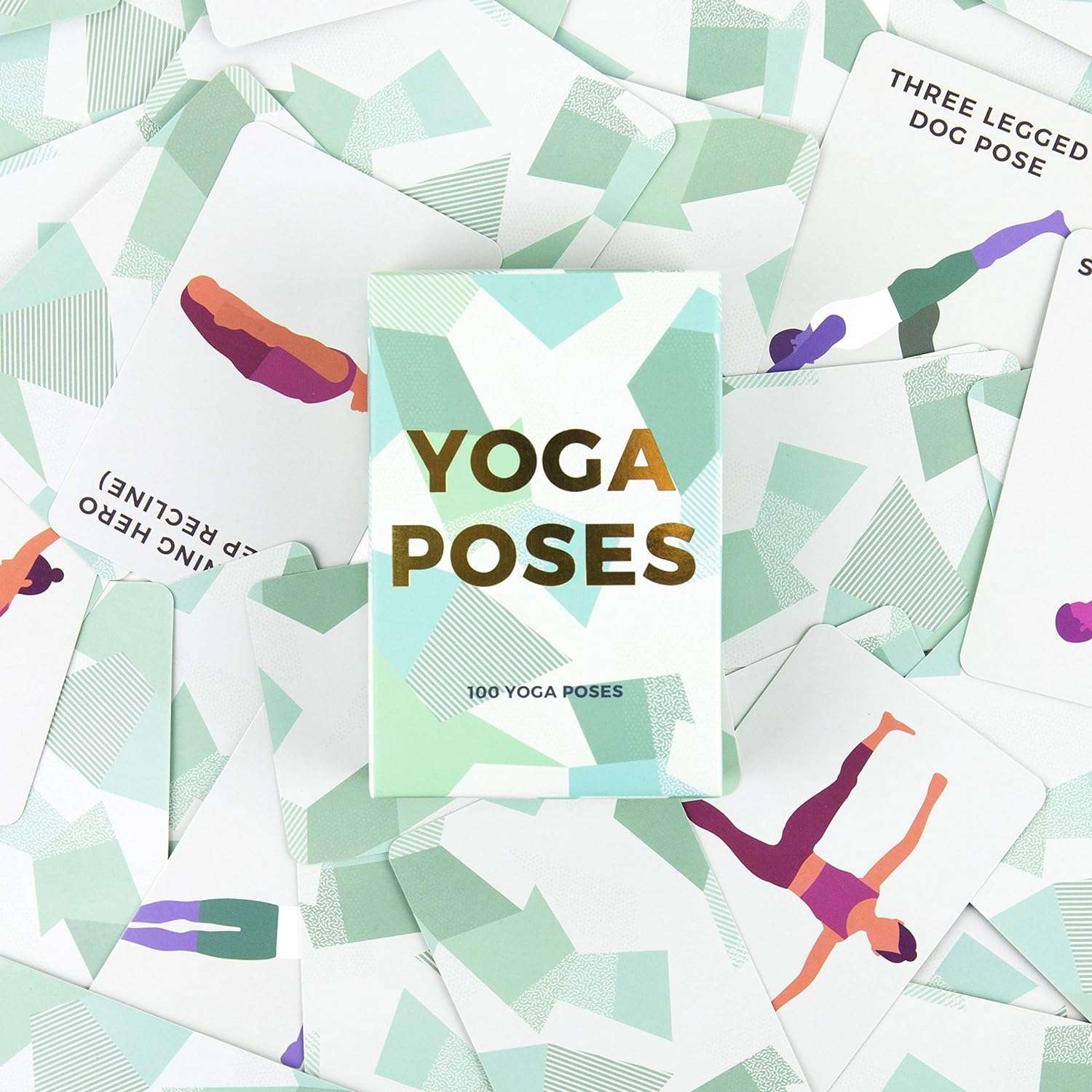 100 Yoga Poses Cards • Where Bluebirds Fly | Build A Gift Box