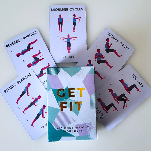100 Workout Cards – Fitness Motivation Deck • Where Bluebirds Fly ...