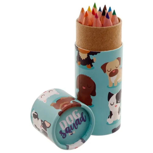 Dog Squad Colouring Pencils • Where Bluebirds Fly | Build A Gift Box