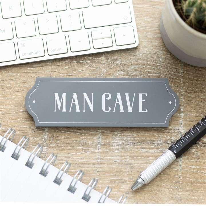 Man Cave Small Door Plaque • Where Bluebirds Fly | Build A Gift Box