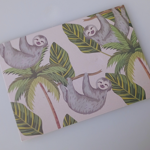 Sloth Postcard • Where Bluebirds Fly | Build A Gift Box