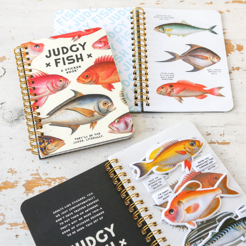 Judgy Fish - Sticker Book • Where Bluebirds Fly | Build A Gift Box