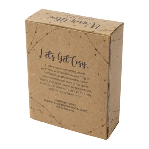 Warm Glow: LED String Lights • Where Bluebirds Fly | Build A Gift Box