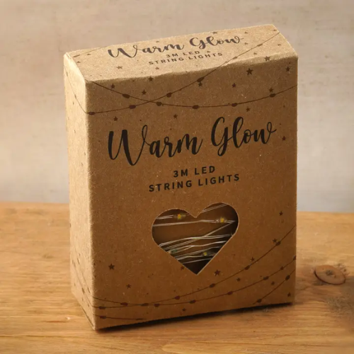 Warm Glow: LED String Lights • Where Bluebirds Fly | Build A Gift Box